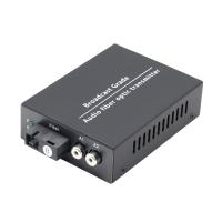 China Unidirectional RCA Audio Extender 2 Channel Fiber Optic Extender 1310nm / 1550nm for sale