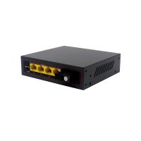 China Unmanaged POE Fiber Media Converter 1 SC 100M 4 Port AF POE Ethernet Transceiver for sale