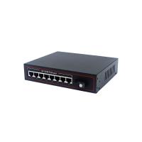 China All In One PoE Fiber Media Converter 100Base-FX SC To 8CH PoE Fiber Transceiver for sale