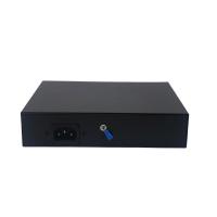 China All In One PoE Fiber Media Converter 100Base-FX SC To 8CH PoE Fiber Transceiver for sale