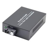 China Industrial Bidirectional RCA Audio Extender 2 Channel Fiber Optic Extender for sale