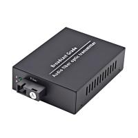 China 4 Channel RCA Audio Fiber Optical Extender Unidirectional Analog Audio Extender for sale