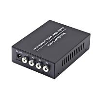 China 4 Channel RCA Audio Fiber Optical Extender Unidirectional Analog Audio Extender for sale