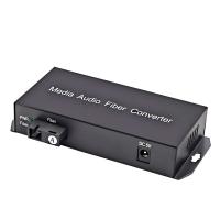 China 8 Ch Unidirectional RCA Audio Fiber Optic Extender Analog Audio Transmission Over Fiber for sale