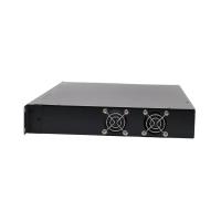 China 1U Rackmount Gigabit Ethernet Fiber Switch 16SFP 2RJ45 Copper to Fiber Media Converter for sale
