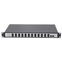 China Full Gigabit Fiber Switch 24 Gigabit SFP Slot 2 RJ45 Ethernet Copper Rack Mount for sale