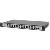 China Full Gigabit Fiber Switch 24 Gigabit SFP Slot 2 RJ45 Ethernet Copper Rack Mount for sale