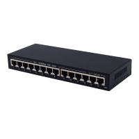 China Fast Ethernet 12 Port PoE Switch 10/100Mbps With 2 Uplink RJ45 Ports 802.3af/At Compliant for sale