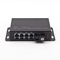 China Fiber Optic 4 Channel Multiplexer 4 Port FXO FXS Telephone Over Fiber Extender for sale