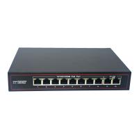China High Speed 8 Port PoE Ethernet Switch All Gigabit Ports Plug & Play Overload Protection for sale