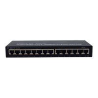 China Gigabit Ethernet PoE Switch 12 Port 2 Uplink RJ45 IEEE802.3af/At For IP Camera AP for sale