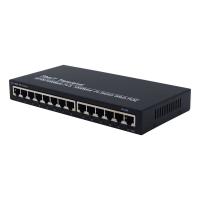 China Gigabit Ethernet PoE Switch 12 Port 2 Uplink RJ45 IEEE802.3af/At For IP Camera AP for sale