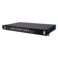 China High Density 24 Port PoE Ethernet Switch 2 Uplink & 2 SFP Fiber Ports for sale