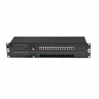 China 16 Channel Analog Telephone Multiplexer Rack Mount Fiber Optic Mux for sale