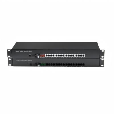 China 16 Channel Analog Telephone Multiplexer Rack Mount Fiber Optic Mux for sale