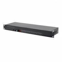 China 16 Channel Analog Telephone Multiplexer Rack Mount Fiber Optic Mux for sale