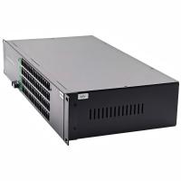 China 64 Port Rackmount Telephone Fiber Optic Converter Analog Phone Line Extender Over Fiber for sale