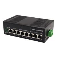 China 8 Port Industrial Web Managed Switch PoE Ethernet Switch 8 Gigabit RJ45 Ports for sale