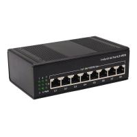 China 8 Port Industrial Web Managed Switch PoE Ethernet Switch 8 Gigabit RJ45 Ports for sale