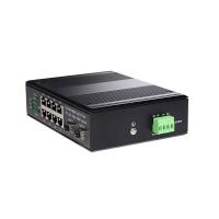 China Industrial Web Managed PoE Switch 2 SFP Slots 8 Gigabit PoE Ports for sale
