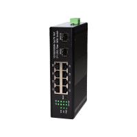 China Industrial Web Managed PoE Switch 2 SFP Slots 8 Gigabit PoE Ports for sale
