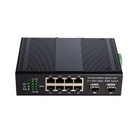 China Industrial Web Managed PoE Switch 2 SFP Slots 8 Gigabit PoE Ports for sale