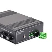 China Web Managed Industrial Gigabit Switch 2 SC Fiber Interfaces 8 RJ45 PoE Ports IP40 for sale