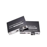 China 4K HDMI Fiber Extender KVM With USB Local Loopout 3.5mm Audio Single Fiber Up To 20Km for sale