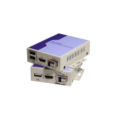 China 4K@30Hz SFP Port HDMI Fiber Optic Extender USB KVM Long Distance Signal Extender for sale