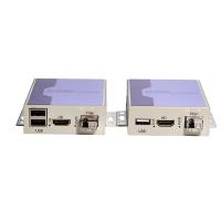 China 4K@30Hz SFP Port HDMI Fiber Optic Extender USB KVM Long Distance Signal Extender for sale