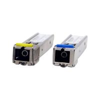 China Gigabit SFP Transceiver 1.25G SMF 20km LC Single Fiber BiDi SFP Optical Module for sale
