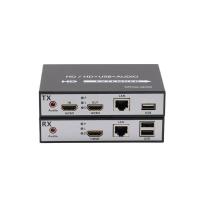 China 1080P HDMI Extender Over Cat5e/Cat6 LAN With USB KVM Audio HDMI Local Loopout for sale