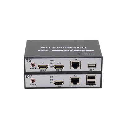 China 1080P HDMI Extender Over Cat5e/Cat6 LAN With USB KVM Audio HDMI Local Loopout for sale