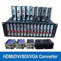 China HDMI DVI VGA SDI Fiber Extender USB KVM Independent Audio 1080P@60Hz | 20KM Long Range for sale