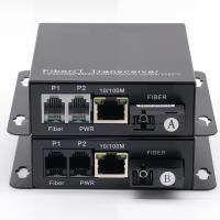China 2 Port Telephone 1 Port Fast Ethernet Fiber Converter PCM Voice 100Mbps Over Fiber for sale