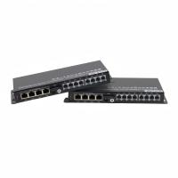 China 1/2/4/8 Channel Analog Telephone Gigabit Ethernet Fiber Extender Over Fiber Converter for sale