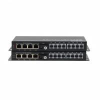 China 1/2/4/8 Channel Analog Telephone Gigabit Ethernet Fiber Extender Over Fiber Converter for sale
