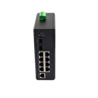 China L2 Managed Industrial Switch 8 Port Gigabit Ethernet Switch with 2 SFP Fiber Slots for sale