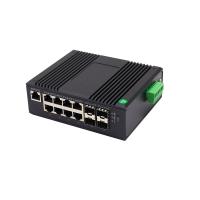 China L2 Managed Industrial Gigabit Network Switch 8 Port RJ45 4 SFP for sale