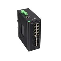 China 8 SFP 8 RJ45 L2 Managed Industrial Gigabit Ethernet Switch for sale