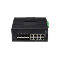 China 8 SFP 8 RJ45 L2 Managed Industrial Gigabit Ethernet Switch for sale