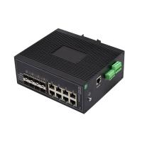 China 8 SFP 8 RJ45 L2 Managed Industrial Gigabit Ethernet Switch for sale