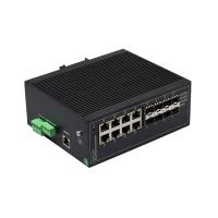 China 8 SFP 8 RJ45 L2 Managed Industrial Gigabit Ethernet Switch for sale