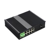 China L2 Managed Industrial Ring Network Switch 2 Port 10G SFP 8 Gigabit Ethernet RJ45 Switch DIN Rail for sale