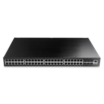 China L3 Managed Industrial 10G Switch 6×10G SFP 48×Gigabit RJ45 Ethernet Port Industrial Network Switch for sale