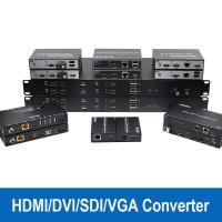 China HDMI DVI VGA SDI Fiber Extender USB KVM Independent Audio 1080P@60Hz | 20KM Long Range for sale