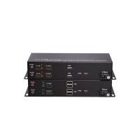 China 1080P HDMI Fiber Optic Extender 2x HDMI 2x Audio 2x USB KVM Over Fiber Up to 20KM for sale