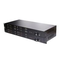 China 1080P HDMI Fiber Optic Extender 4x HDMI 4x Audio 4x USB KVM Loop Out Up to 20KM for sale
