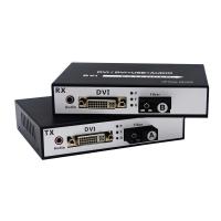 China 1080P DVI Fiber Optic Extender with Audio Support Long Distance up to 20KM for sale