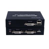 China 1080P DVI Fiber Optic Extender with Audio USB Local Loop Out Up to 20KM for sale